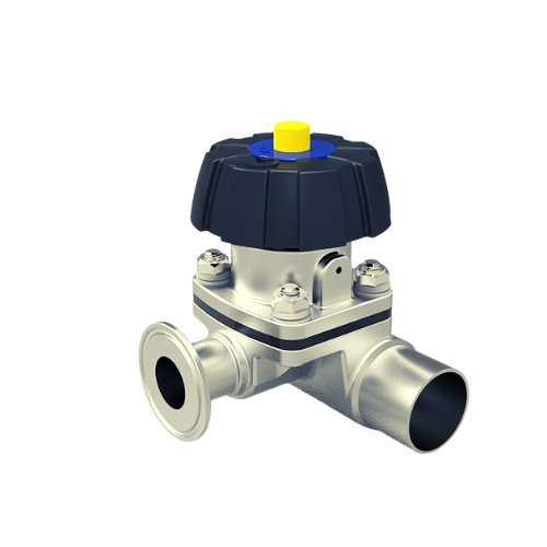 Three Way Manual Diaphragm Valve - Buy Diaphragm Valve, Valve, Sanitary ...